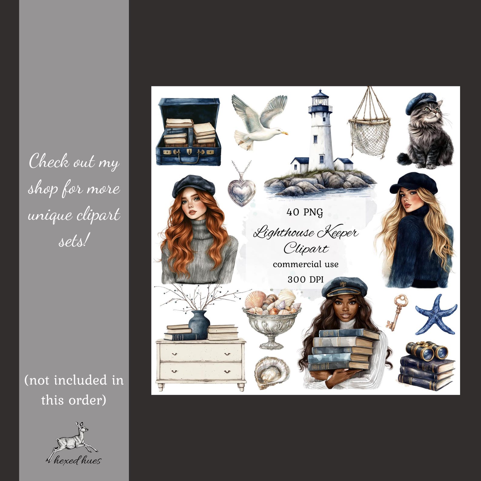 Watercolor Piratecore Clipart Png Bundle, Pirate Ship Clipart, Pirate ...