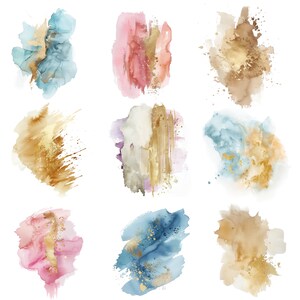 Watercolor Splash Png, Brush Stroke Clipart, Splash Background, Pastel ...