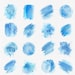Blue Watercolor Splash Clipart Set, Splash Png, Commercial Use, Blue ...