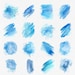 Blue Watercolor Splash Clipart Set, Splash Png, Commercial Use, Blue ...