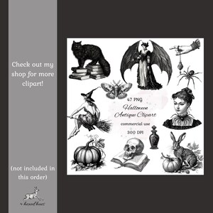 Haunted Mansion Watercolor Clipart Png Bundle, Halloween Clipart ...