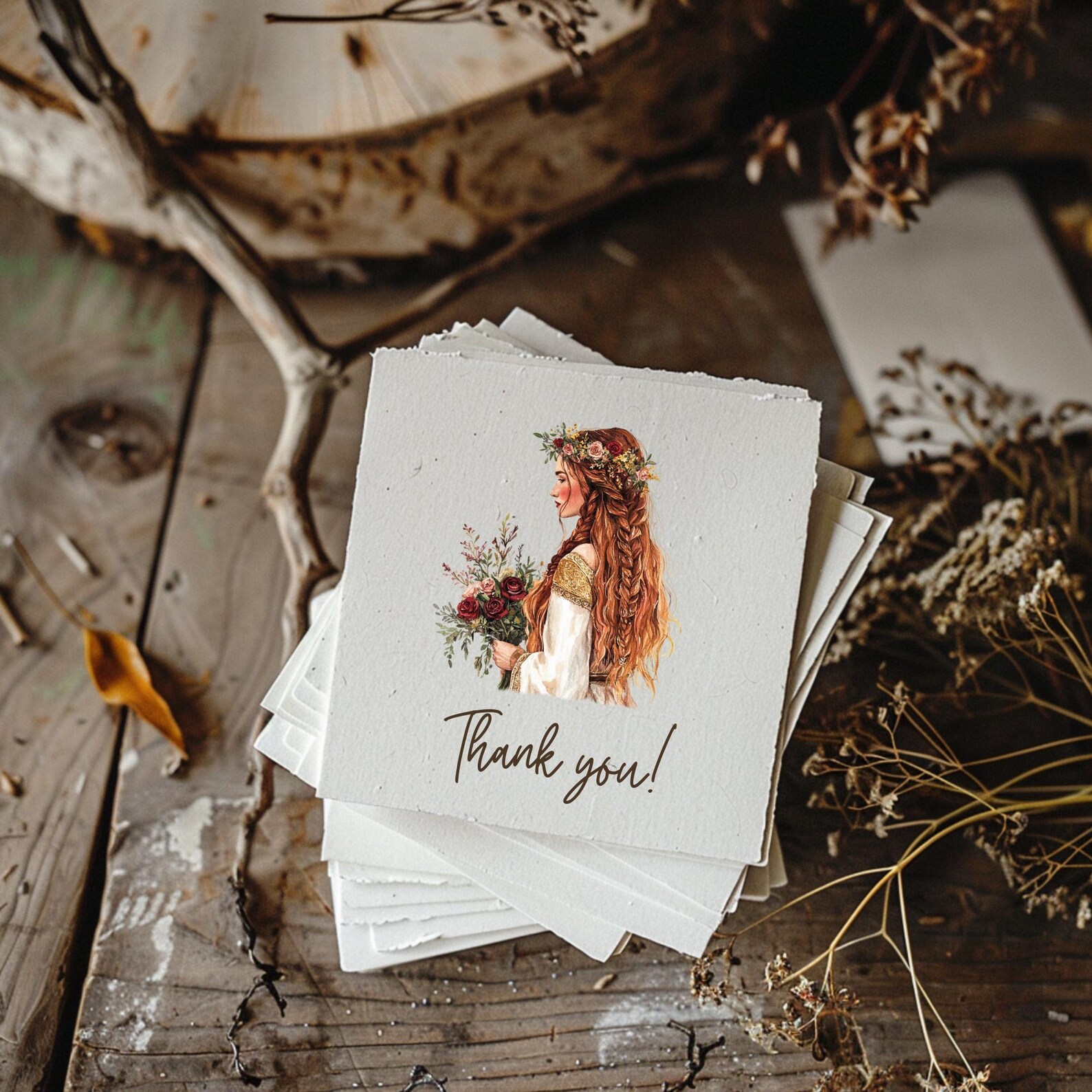 Watercolor Goddess Freya Clipart Png Bundle, Norse Mythology Clipart ...