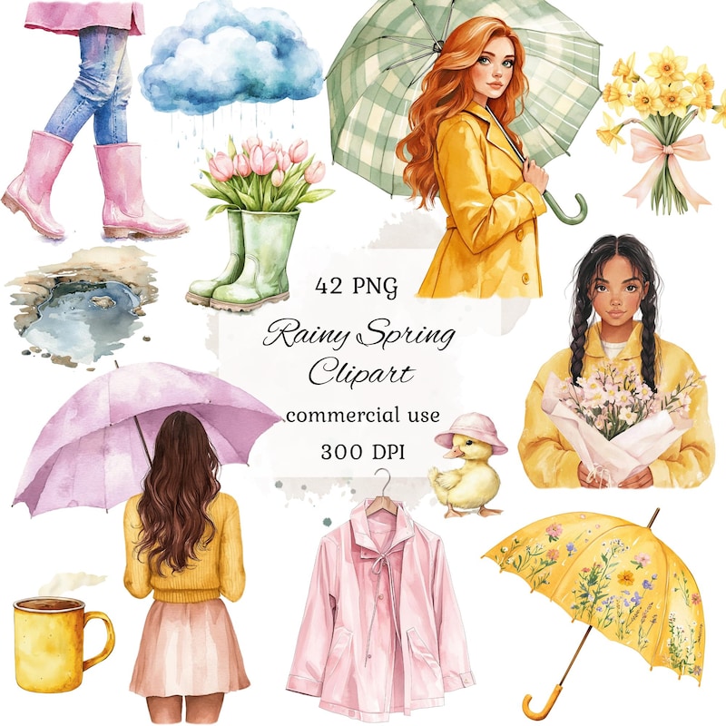 Spring Rain - Etsy
