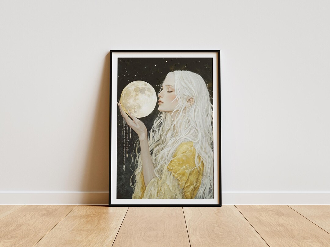Selene Greek Goddess Art, Goddess of the Moon, Greek Mythology Art ...