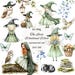 Enchanted Forest Watercolor Clipart Png Bundle, Mystical Clipart, Fairy ...