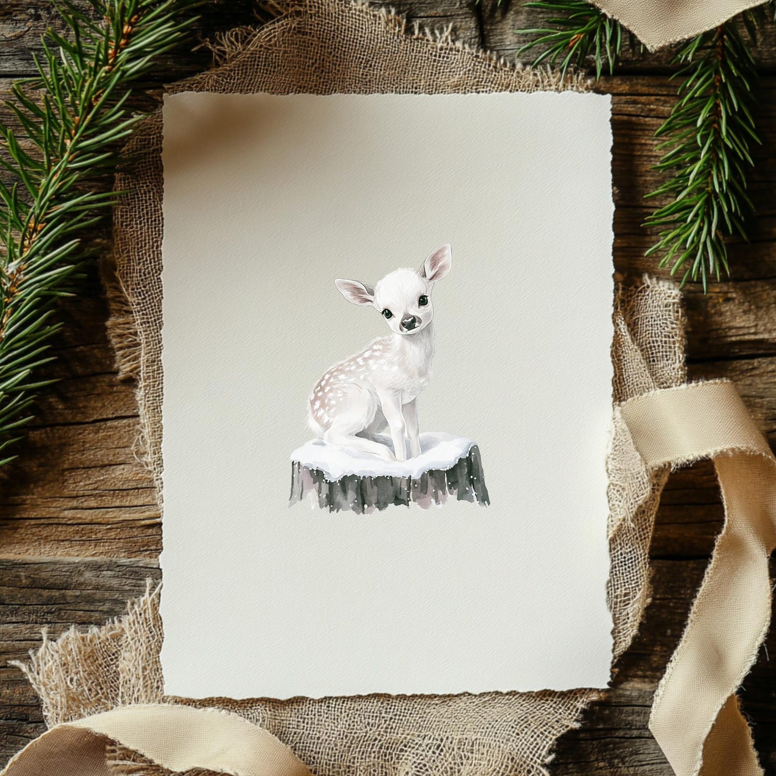 Winter Woodland Animals Clipart Png Bundle, Winter Clipart, Boho ...