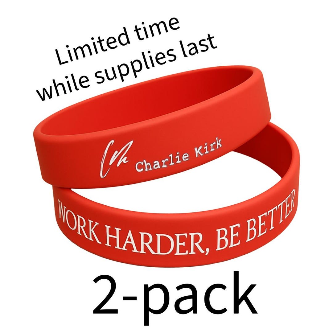 Red Silicone Bracelet: Work Harder, Be Better Daily Reminder - Etsy
