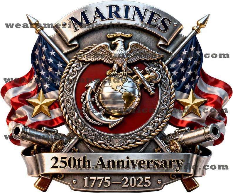 Marine Corps 250th Anniversary Emblem • Eagle Globe Anchor Artwork ...