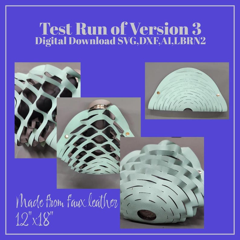 Laser Cut Net Bag Pattern: SVG DXF AI LBRN2 Files (digital Download) - Etsy