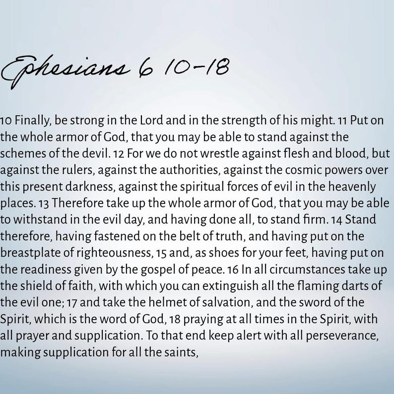 Christian Challenge Coin - Armor of God Ephesians 6:13 - Inspirational ...