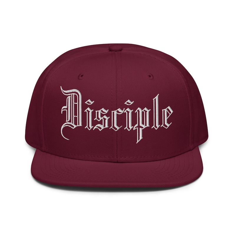 Christian Streetwear Hat Disciple Blackletter Flat Brim Cap - Etsy UK
