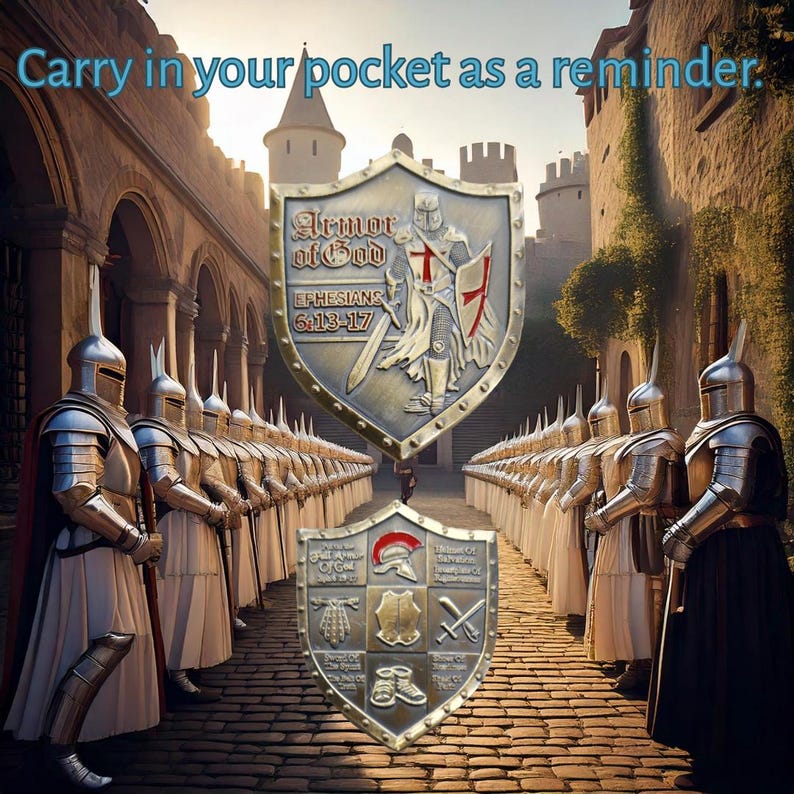 Christian Challenge Coin - Armor of God Ephesians 6:13 - Inspirational ...