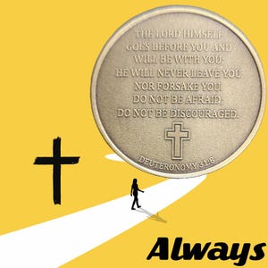 Christian Strength Coin Psalm 18 2 Bronze Scripture Gift - Etsy