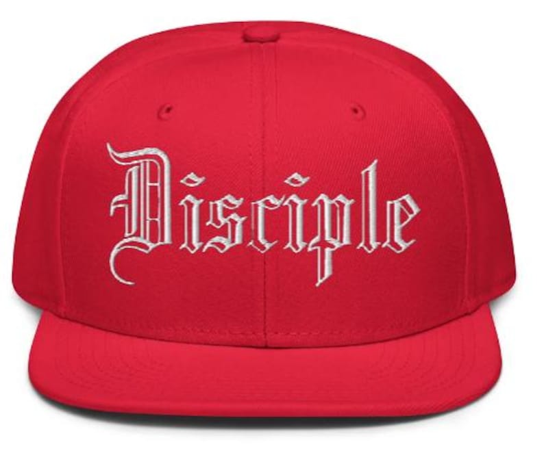Christian Streetwear Hat Disciple Blackletter Flat Brim Cap - Etsy UK