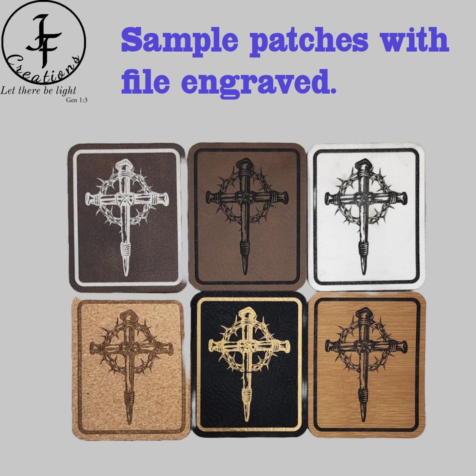 Cross Custom Hat Patch Design Template: Leather Calvary (SVG, DXF, Ai ...
