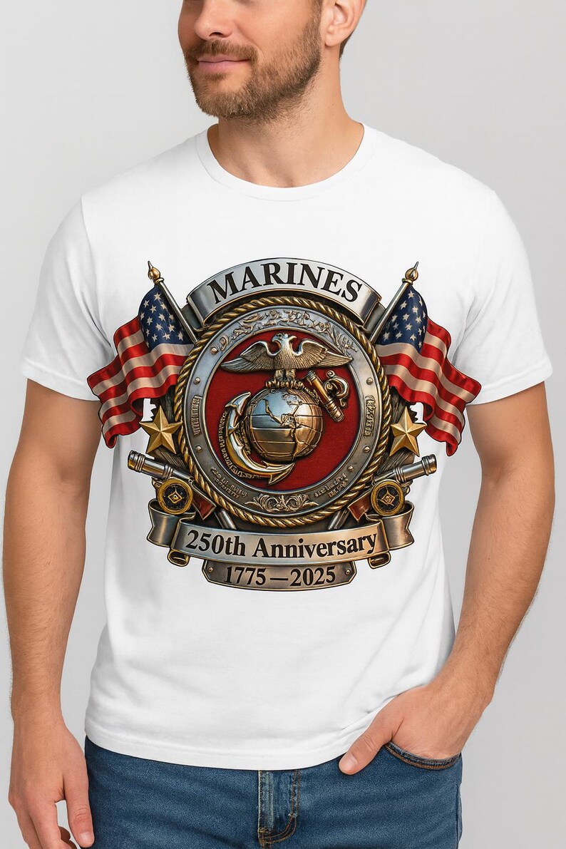Marines Digital 250th Anniversary Emblem • Patriotic Artwork - Etsy
