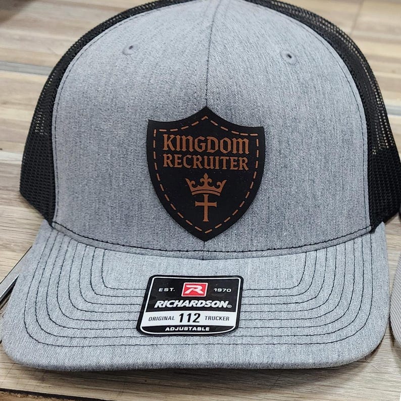Custom Hat Patch Template: Leather DIY Accessory (SVG, DXF, Ai Files - Etsy
