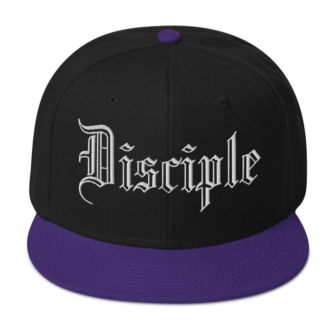 Christian Streetwear Hat Disciple Blackletter Flat Brim Cap - Etsy UK