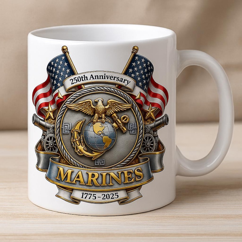 Marines Digital 250th Anniversary | Eagle Globe Anchor - Etsy