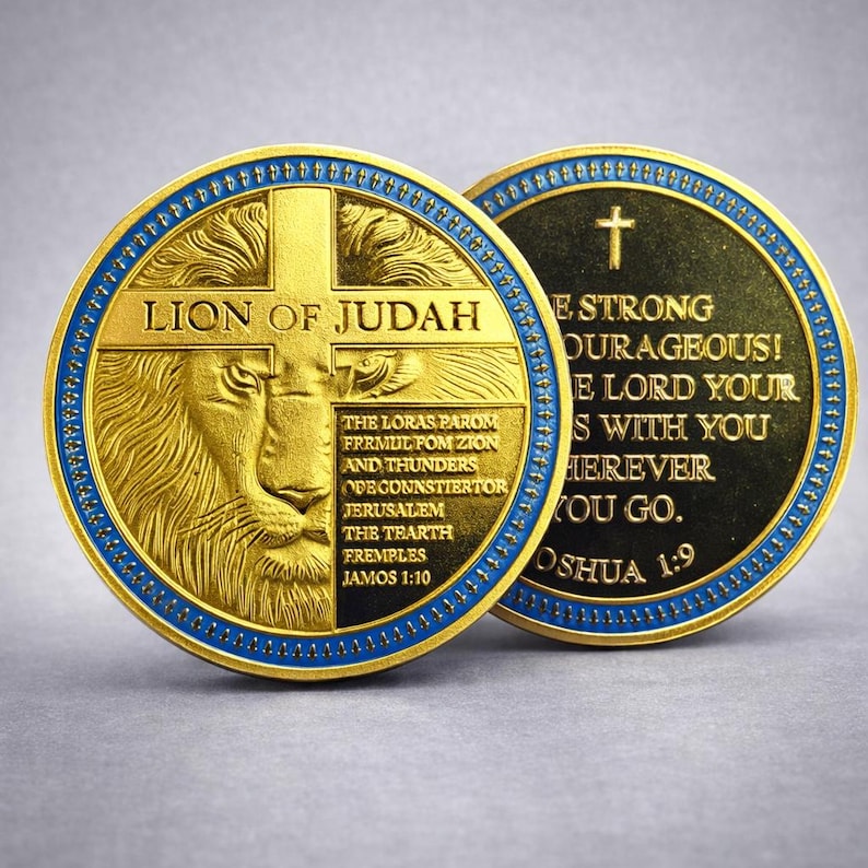 Faith Hope Strength | Holy Symbol Coin | Devotional Coin | Metal - Etsy