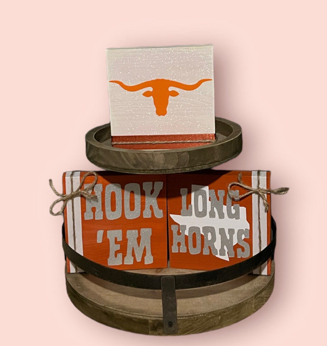 Texas Longhorns Three-block Decor Set - Blocks Only - Texas Longhorns ...