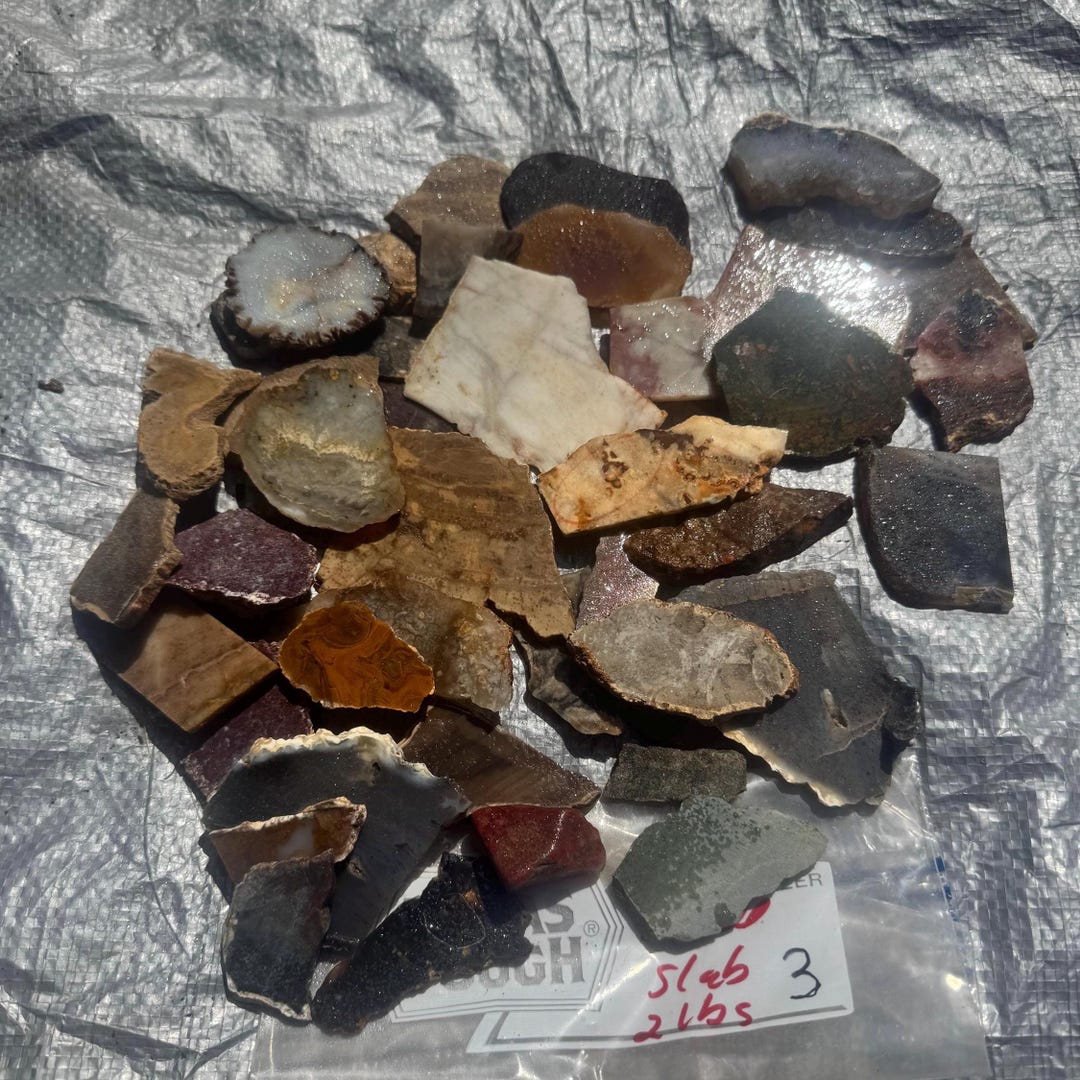 Variety Slabs Pack 2 Pounds (pack #3 Rough, Unpolished, Specimens) - Etsy