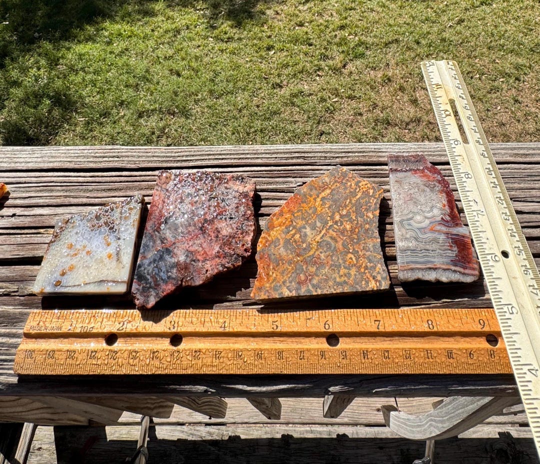 Jasper and Agate Variety 4 Types (rough, Unpolished, Specimen) #1 - Etsy