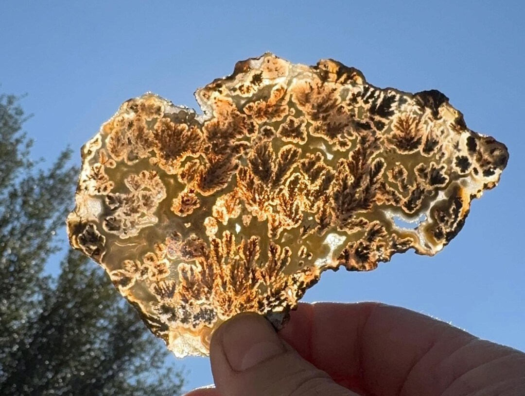 Plume Moss Agate (rough, Unpolished, Specimen) - Etsy