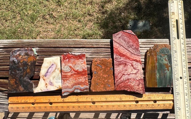 Lapidary Variety Pack rough, Unpolished, Specimen, Agate, Jasper ...