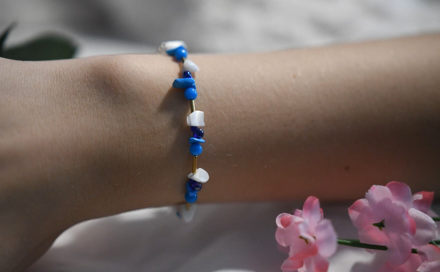 Tropical Elegant Beaded Bracelet - Etsy