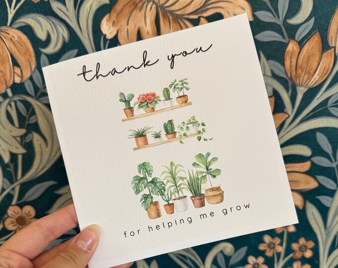 Thank You Cute Card With Cute Cute Rainbow Design and Name Gift Card ...