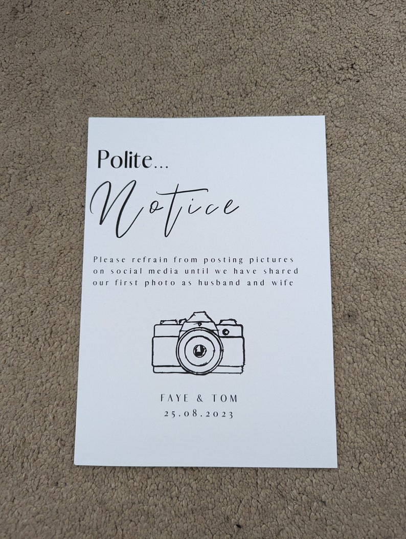 No Social Media Sign - Etsy