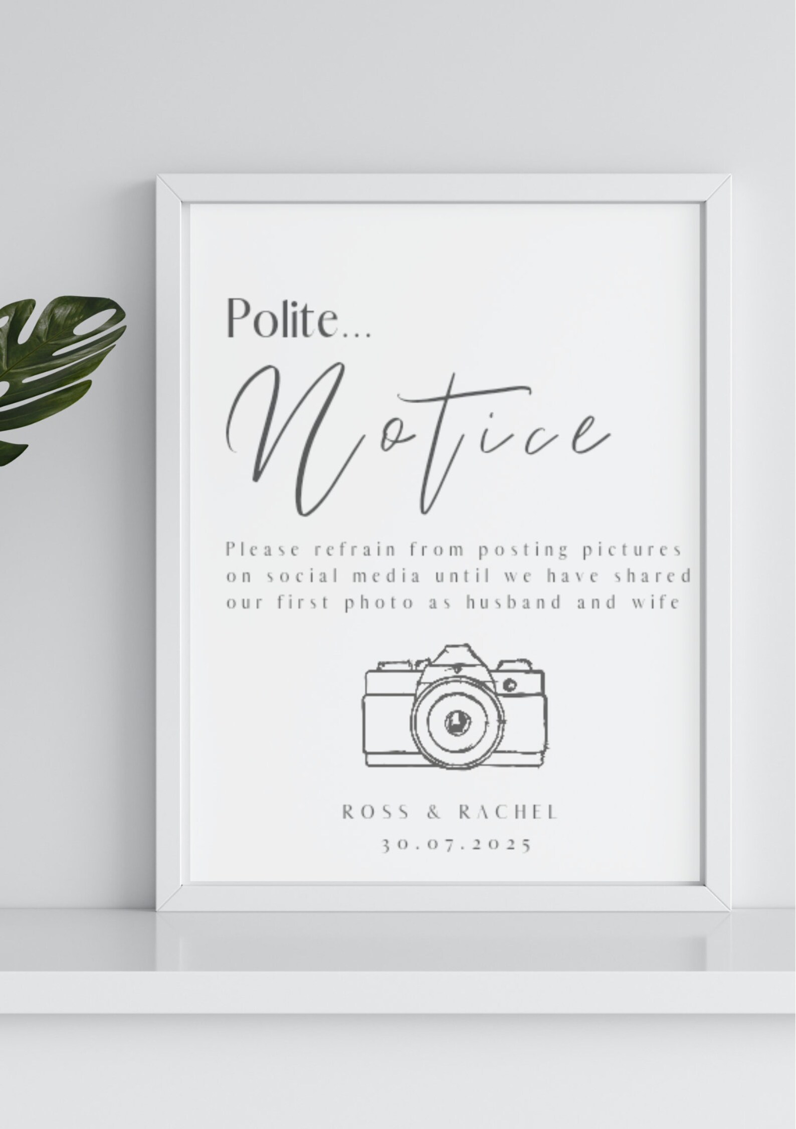 No Social Media Sign - Etsy