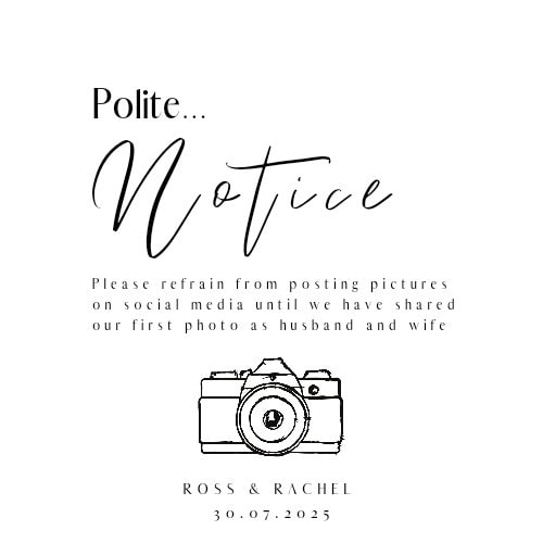 No Social Media Sign - Etsy