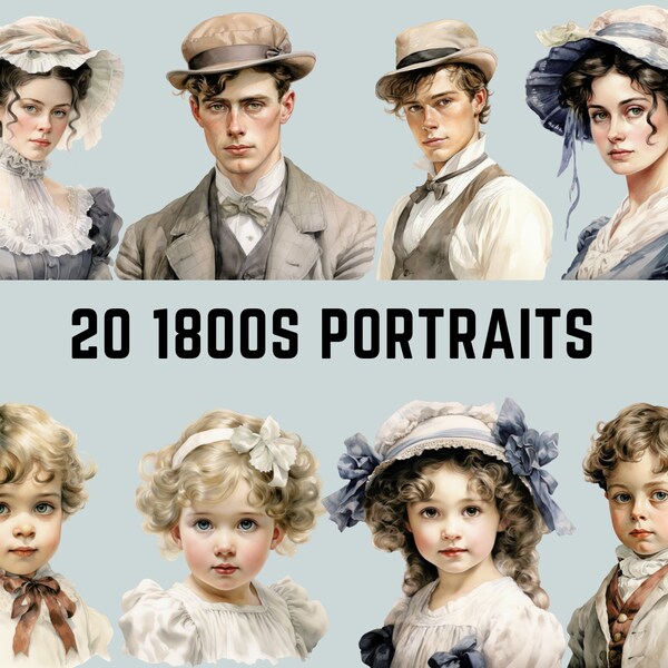 1800s Portraits - Etsy