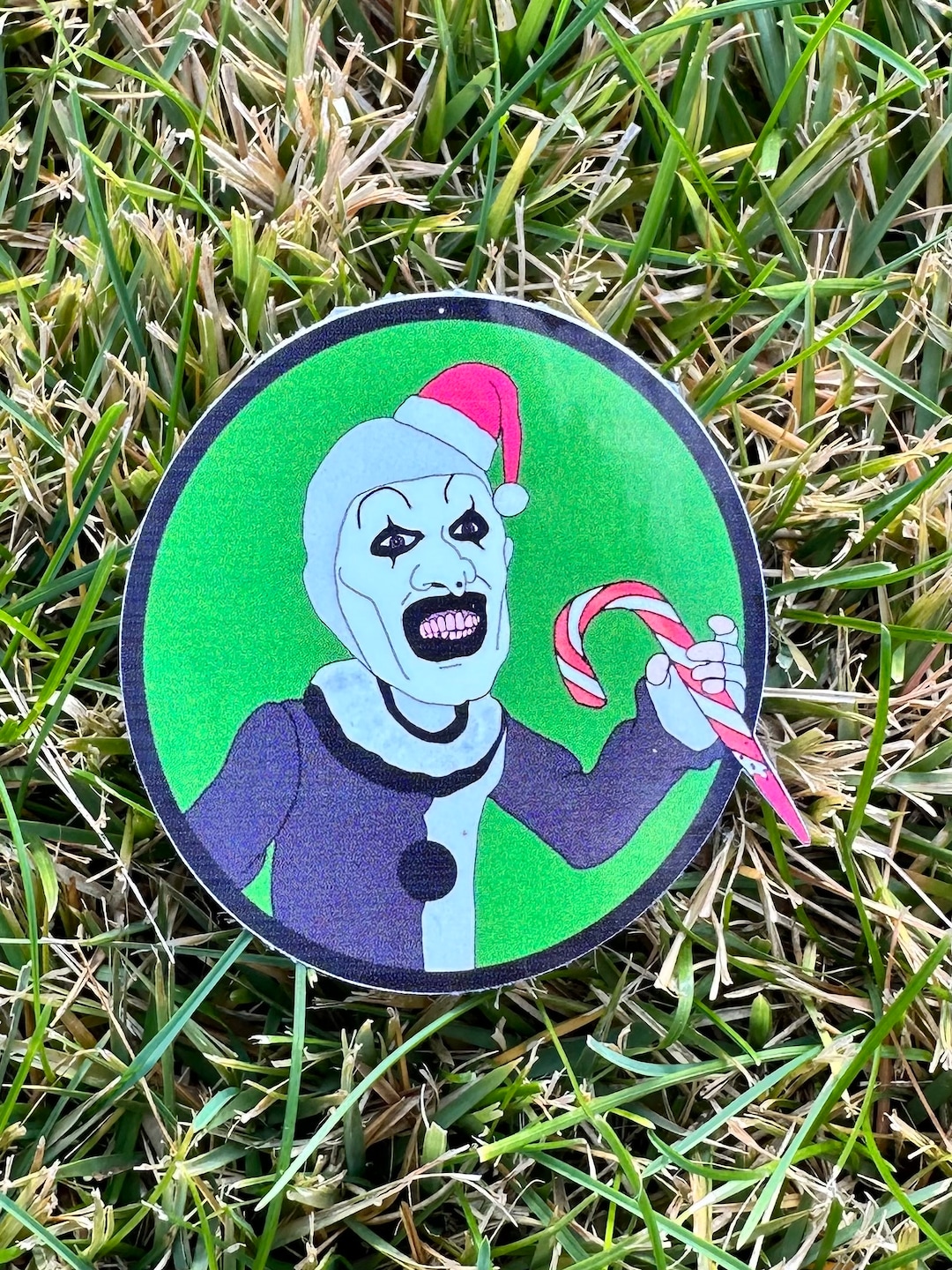 Christmas Art the Clown Sticker - Etsy