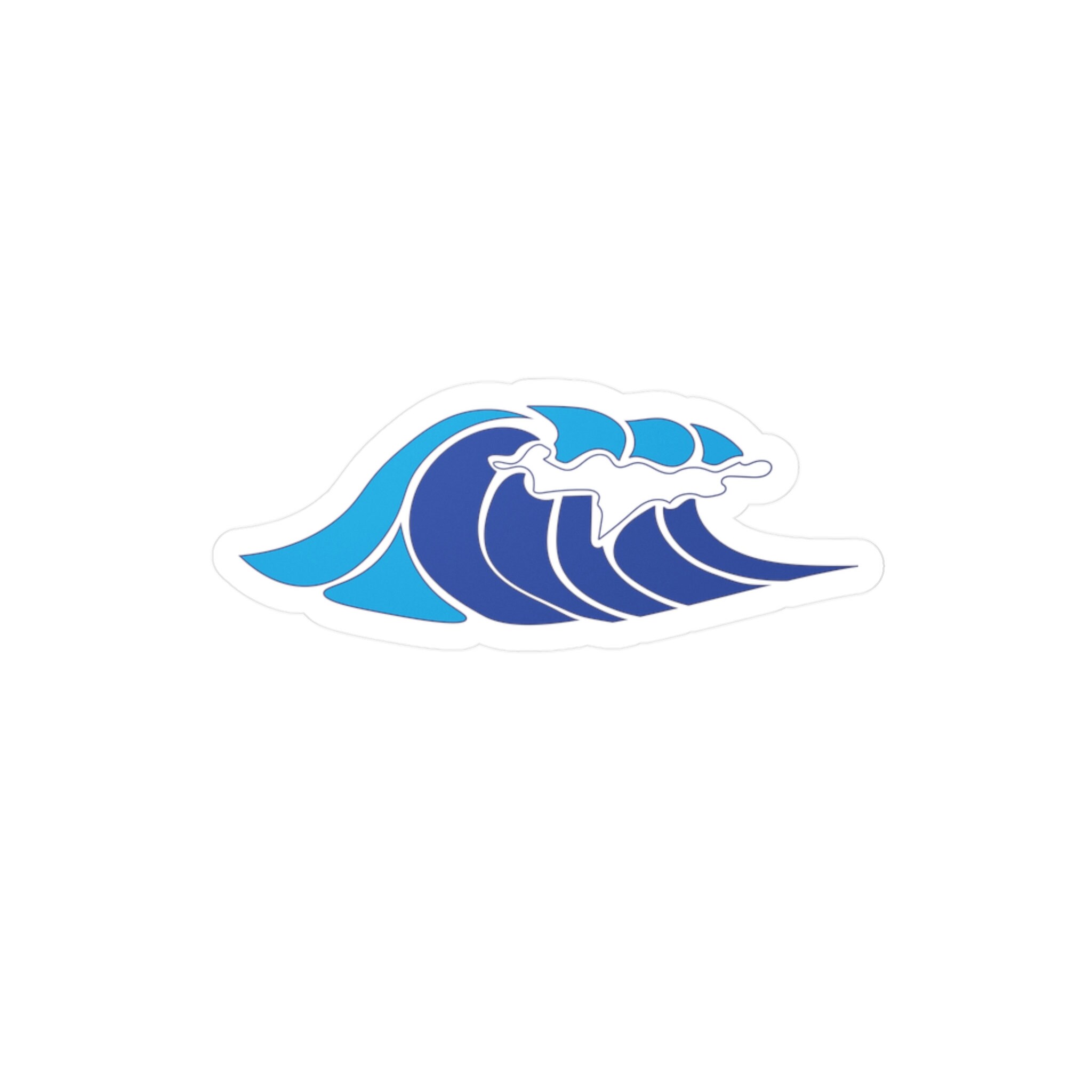 Ocean Wave Vinyl Decal, Coastal Sticker, Waterproof Indoor/outdoor ...