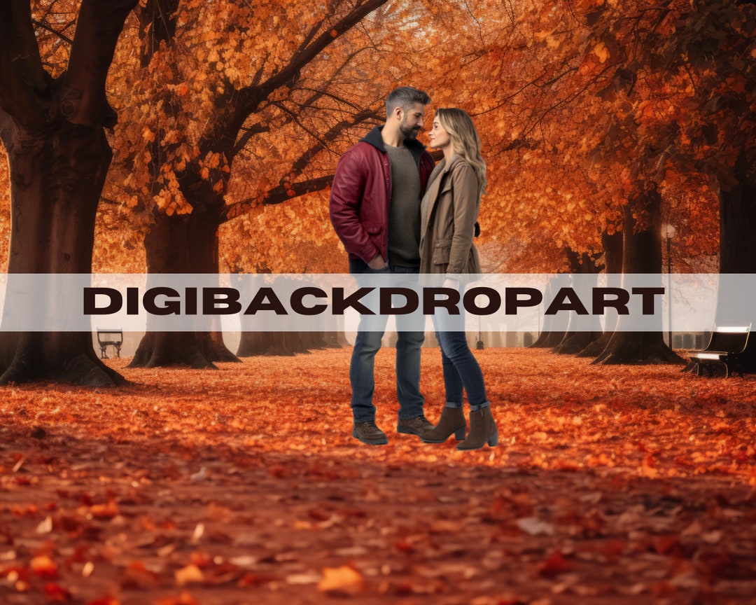 Elegant, Romantic, Digital Backdrop, Fall Backdrop - Etsy