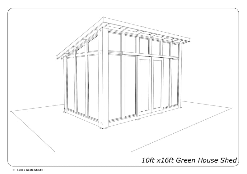 Elegance Garden Room Greenhouse Plans: DIY Oasis (PDF) - Etsy