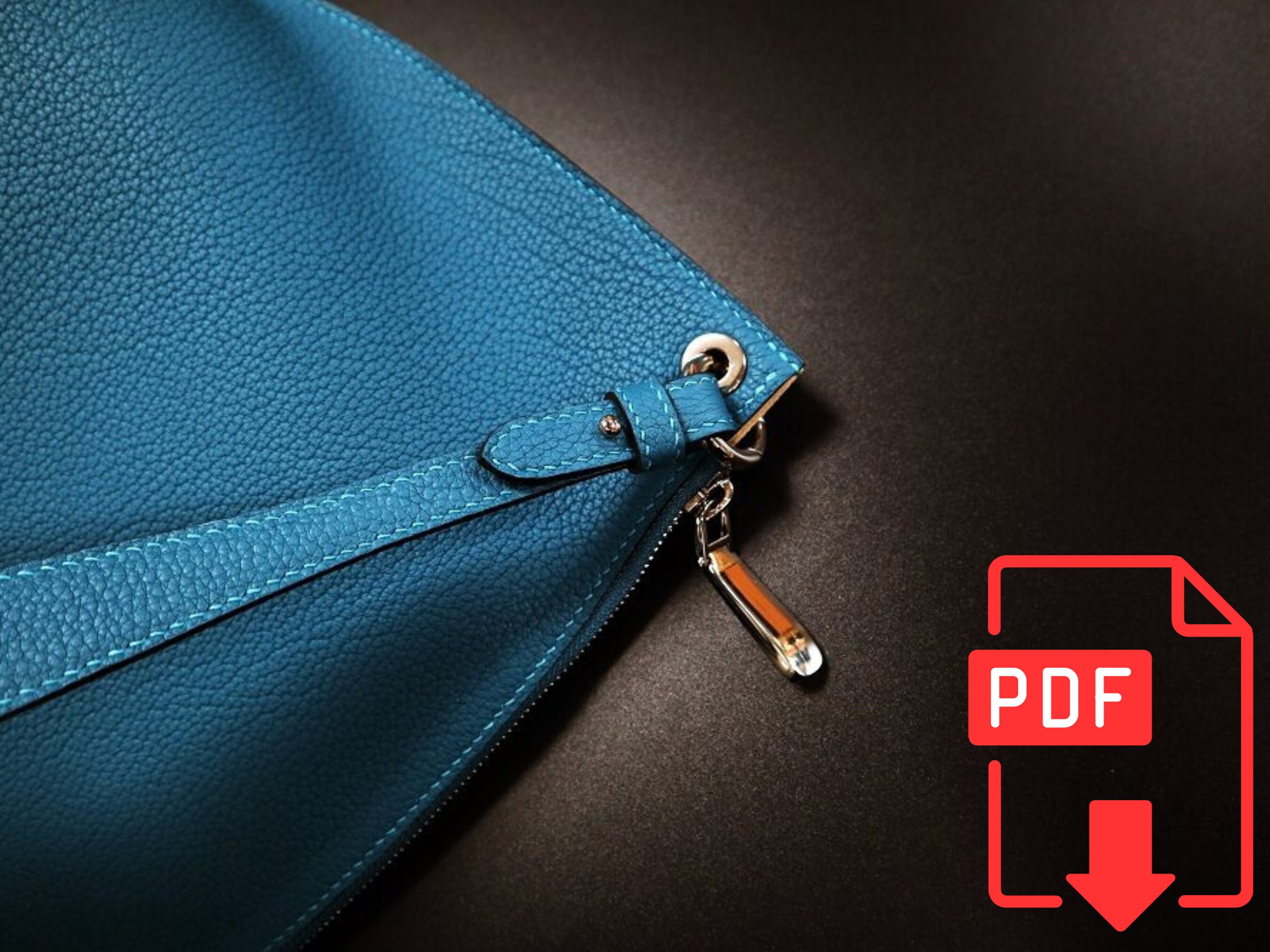 Shoulder Bag Template, A4 PDF Bag Pattern, DIY Leather, Leather Bag ...