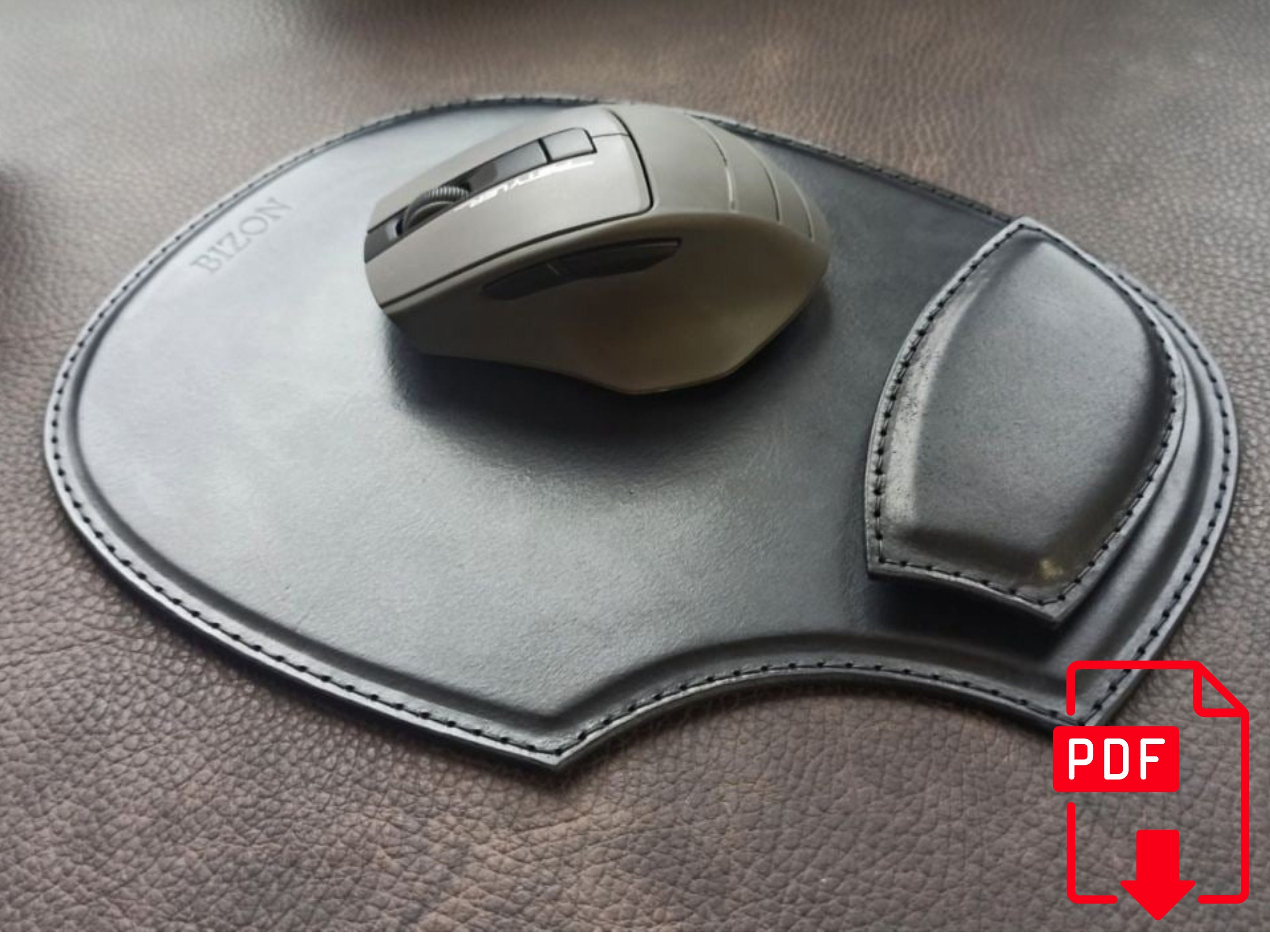 Mouse Pad, Digital Leather Mouse Pad Pattern,diy Leather,download Pdf ...