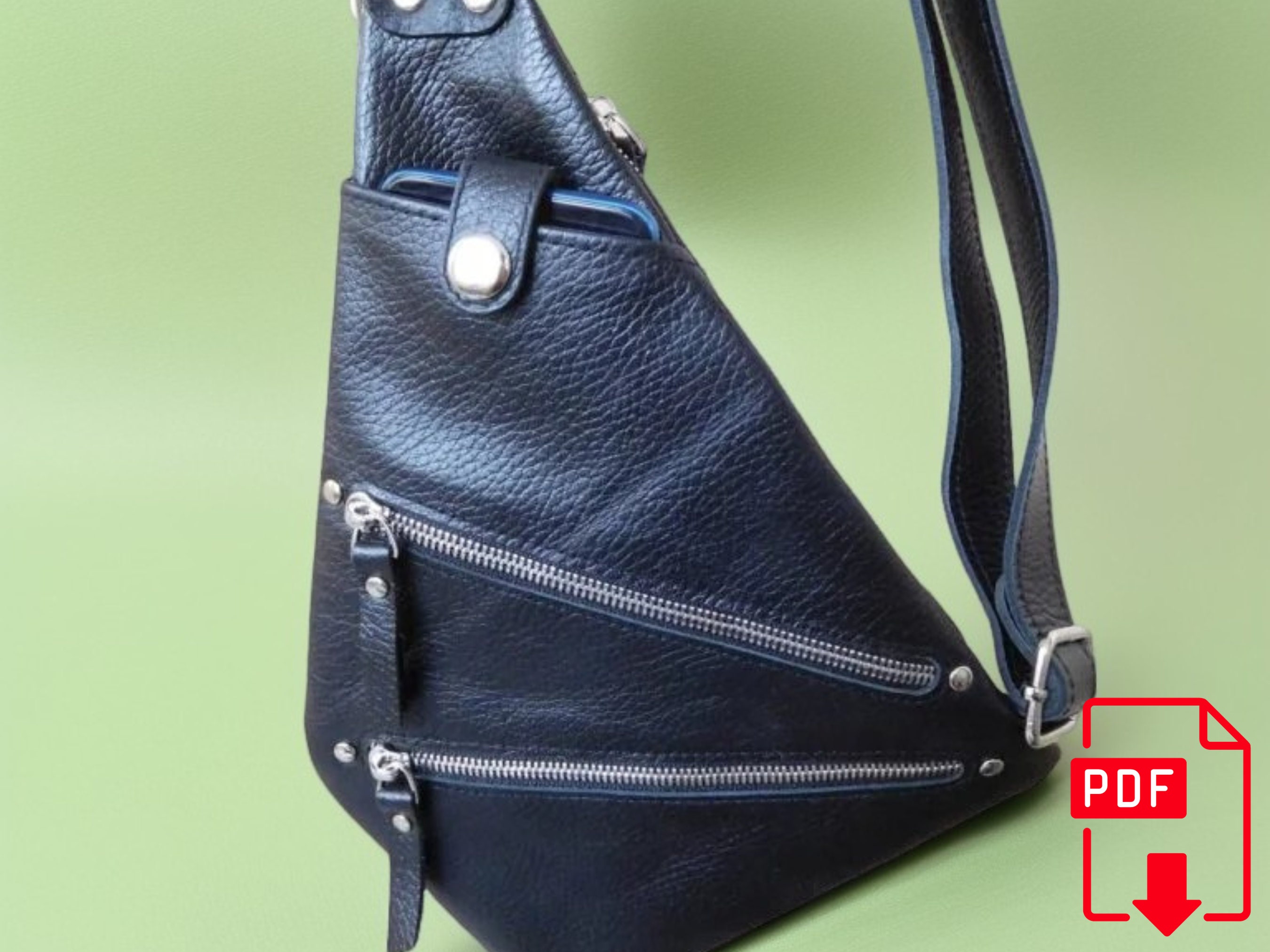 Sling Bag,traveler Pouch Sewing Pattern,sling Bag Pattern,crossbody Bag ...