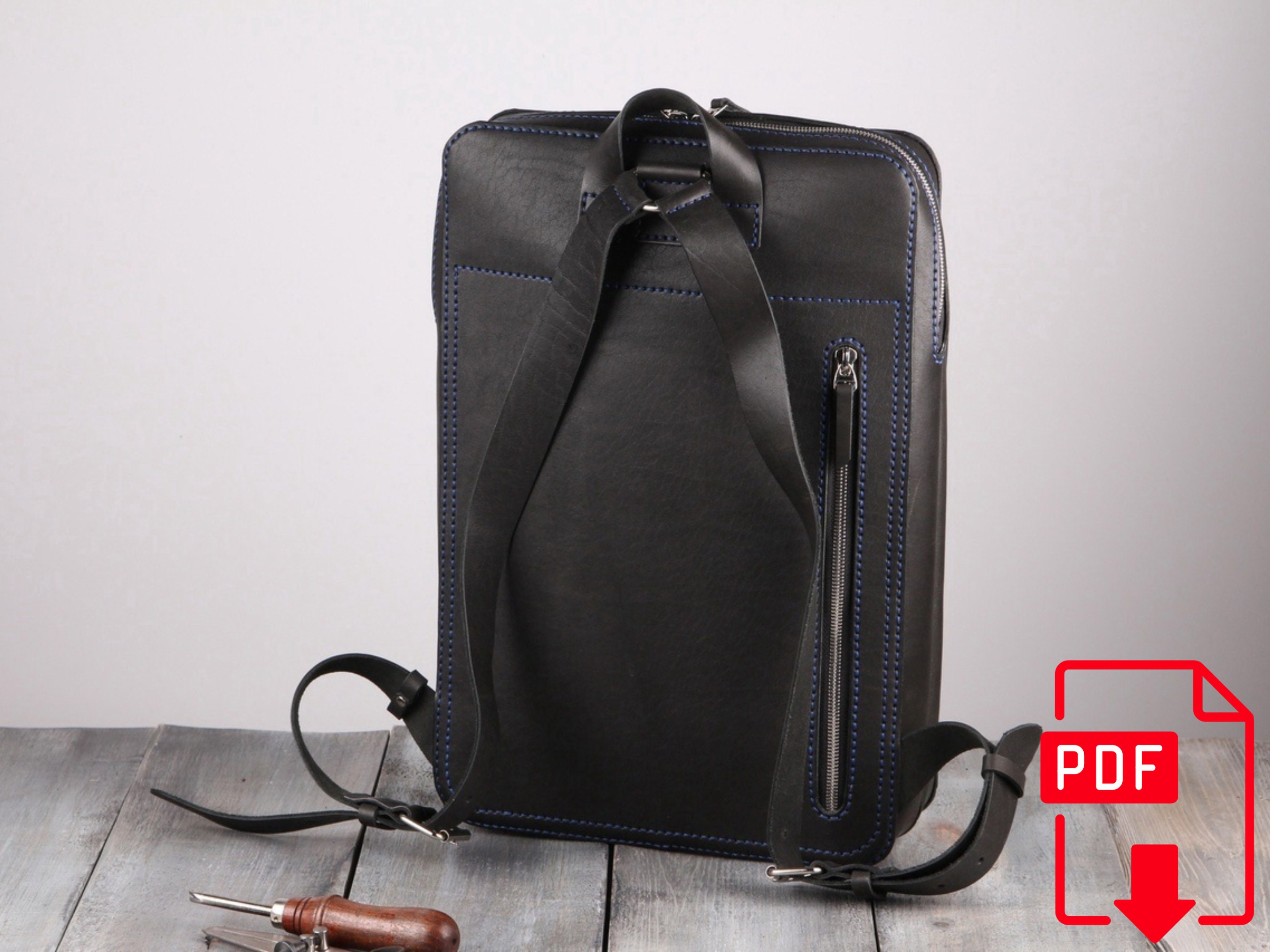 Backpack-computer Bag,backpack Pattern Pdf, Backpack Leather Bag ...