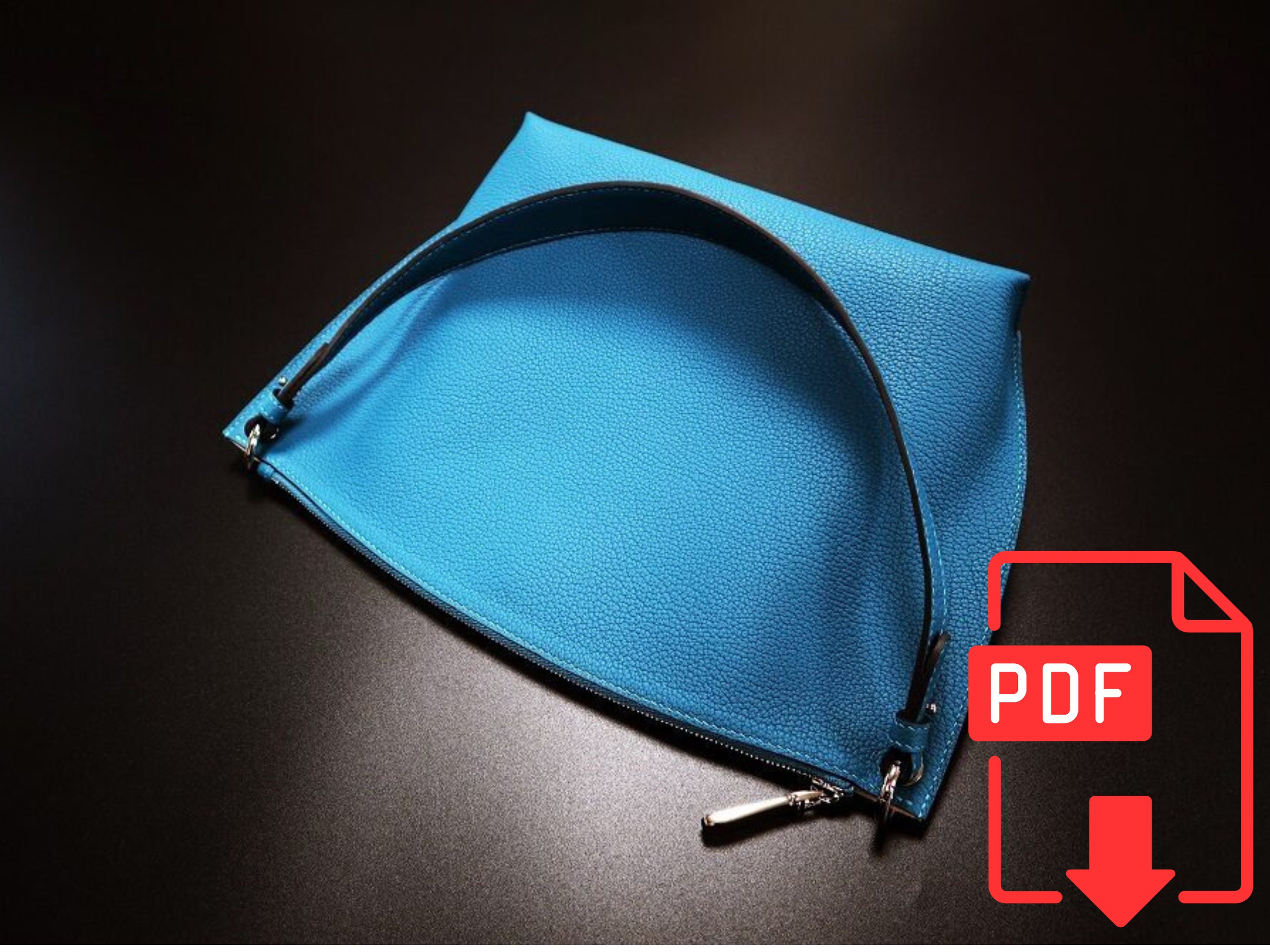 Shoulder Bag Template, A4 PDF Bag Pattern, DIY Leather, Leather Bag ...
