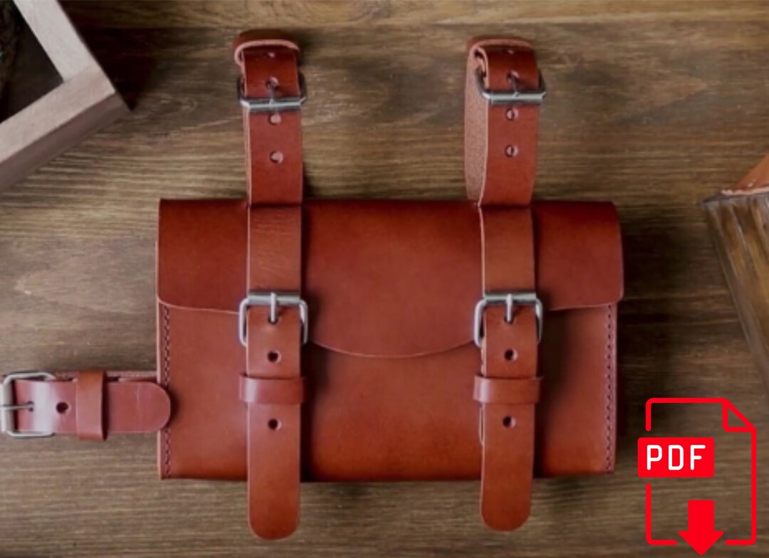 Bike Bag, Bike Bag Pattern Pdf, Digital Bike Bag,leather Bike Bag ...