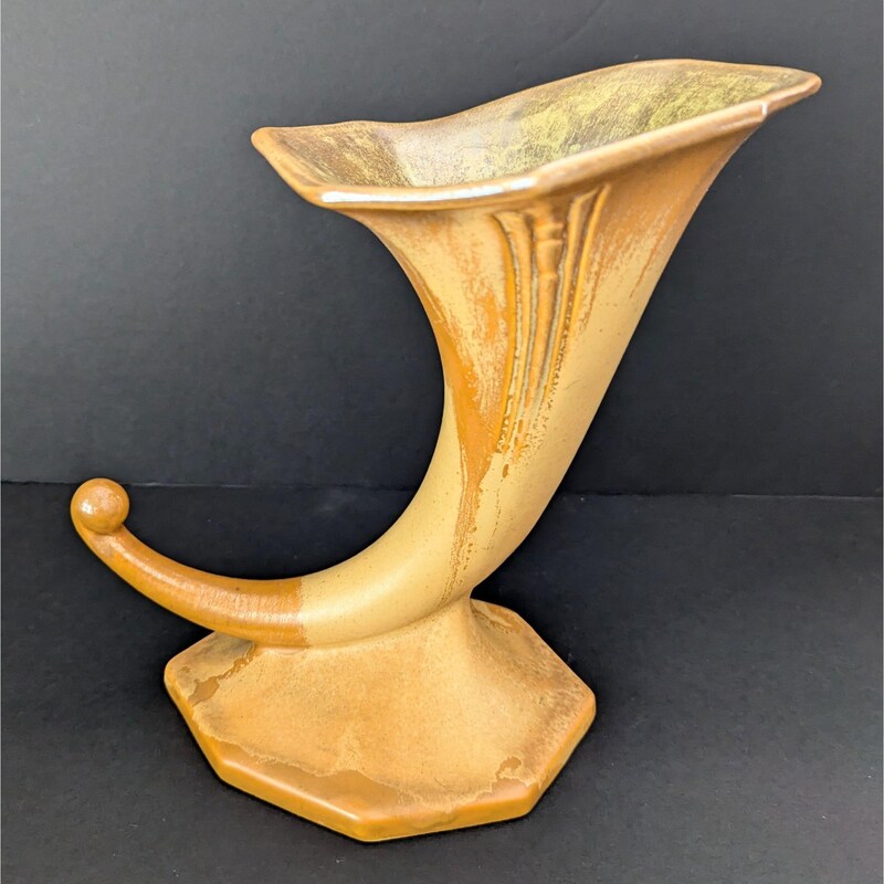 Cornucopia Vase - Etsy