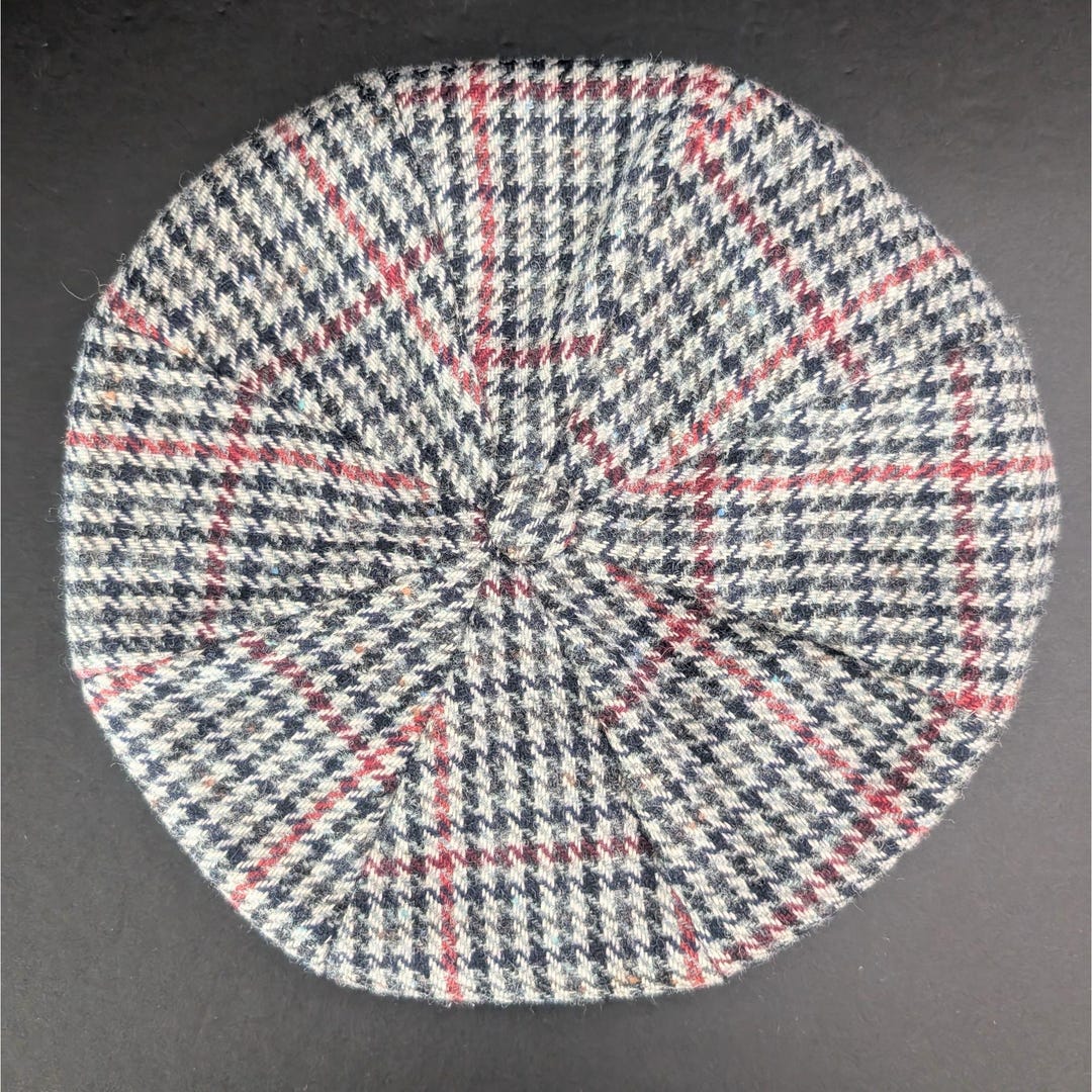 Vintage Turnberry Scotland Tweed Flat Cap - Stylish Tartan Checkered ...