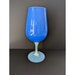 Empoli Stelvia Romantica Blue Opaline Glass Vase With Twisted Hook Stem ...