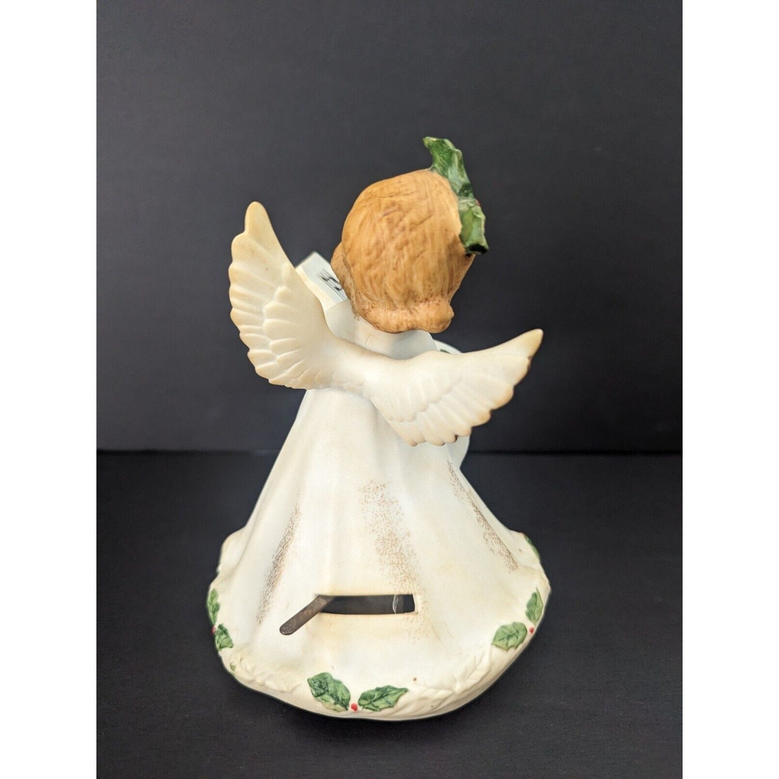 Vintage Lefton Japan Musical Holly Berries Christmas Angel With Song ...
