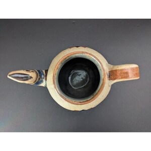 Vintage Jose Bernabe Mexican Tonala Pottery Teapot Sun Face & Bird ...